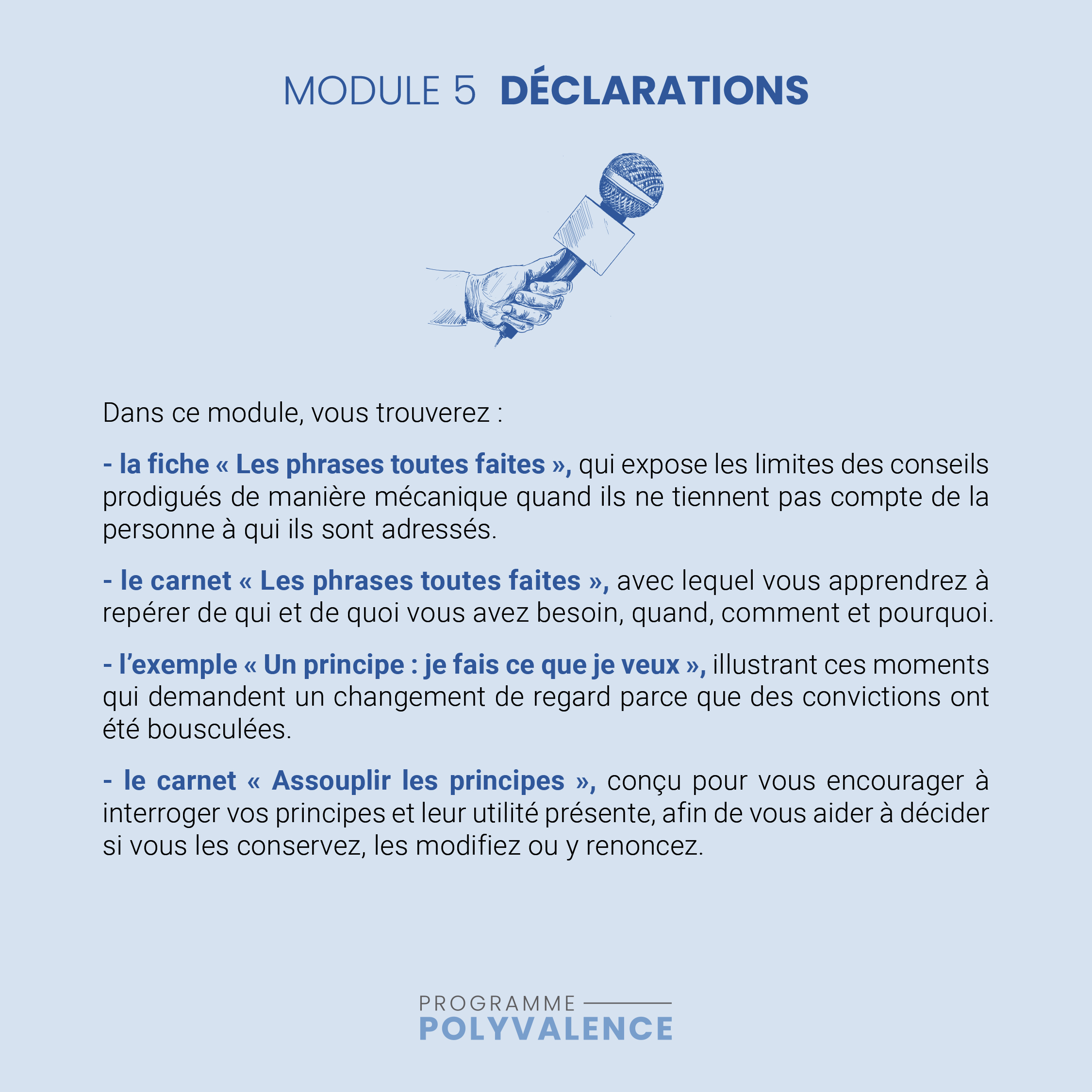 Programme Polyvalence