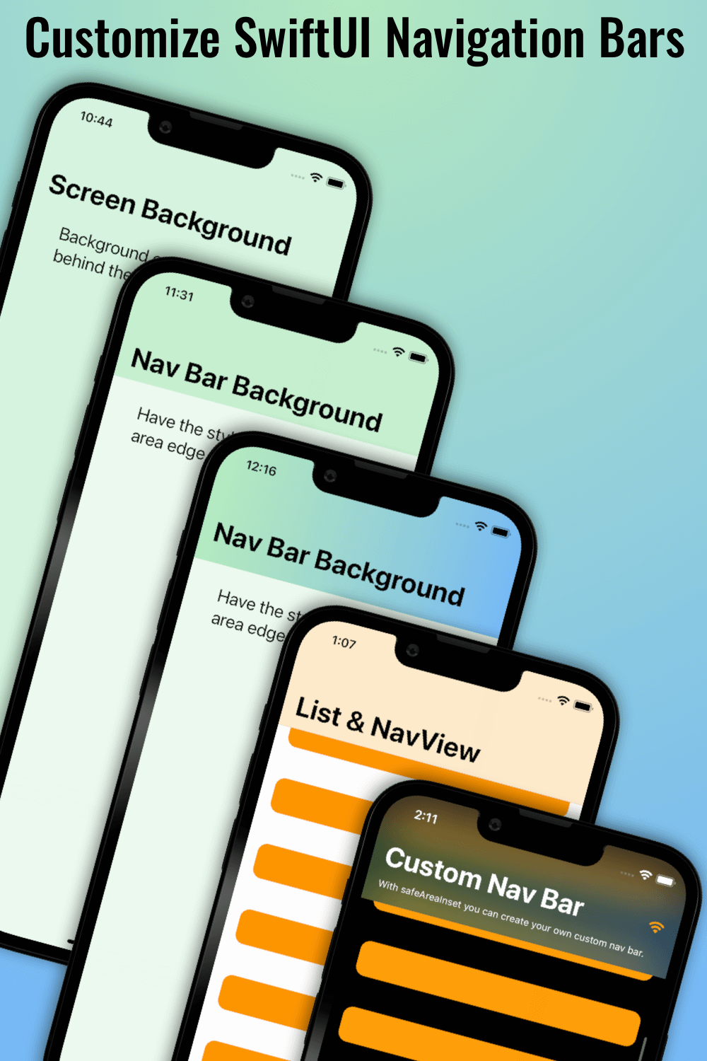 How To Customize The Background Of NavigationStack In SwiftUI In 2024 