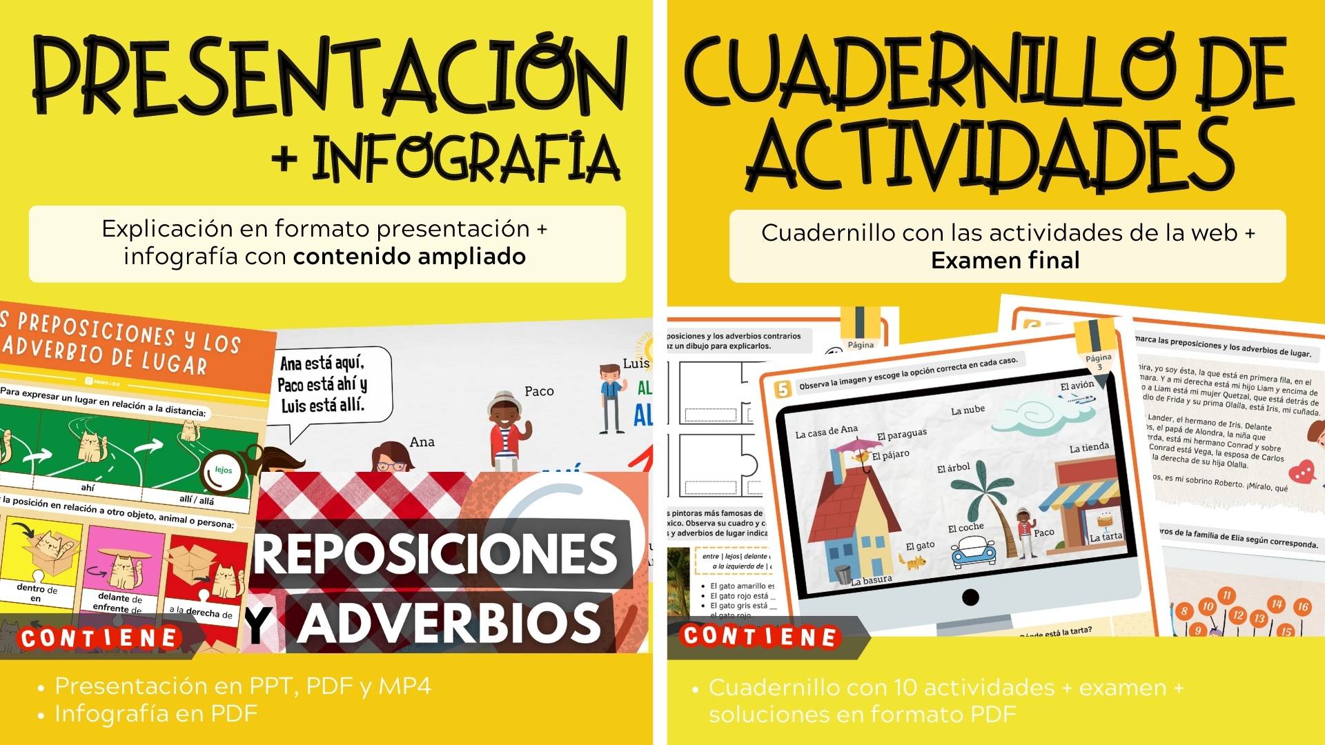 Adverbios y preposiciones de lugar