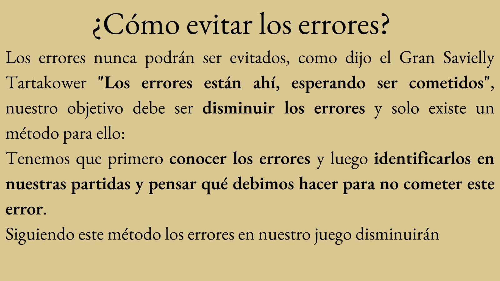 Errores más comunes y cómo evitarlos I