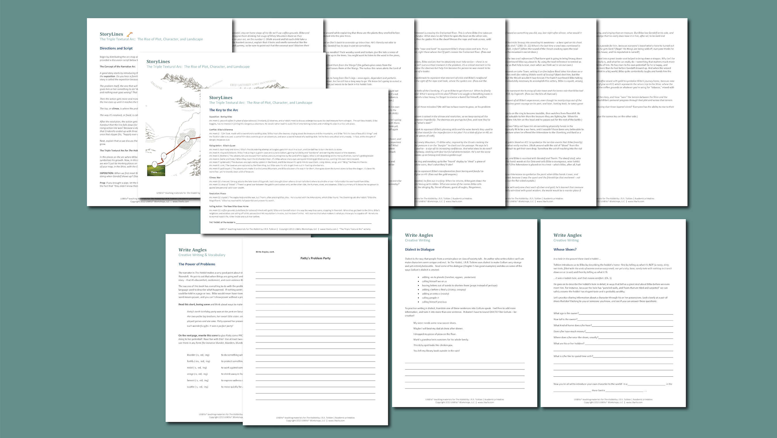 LitWits Printables for THE HOBBIT
