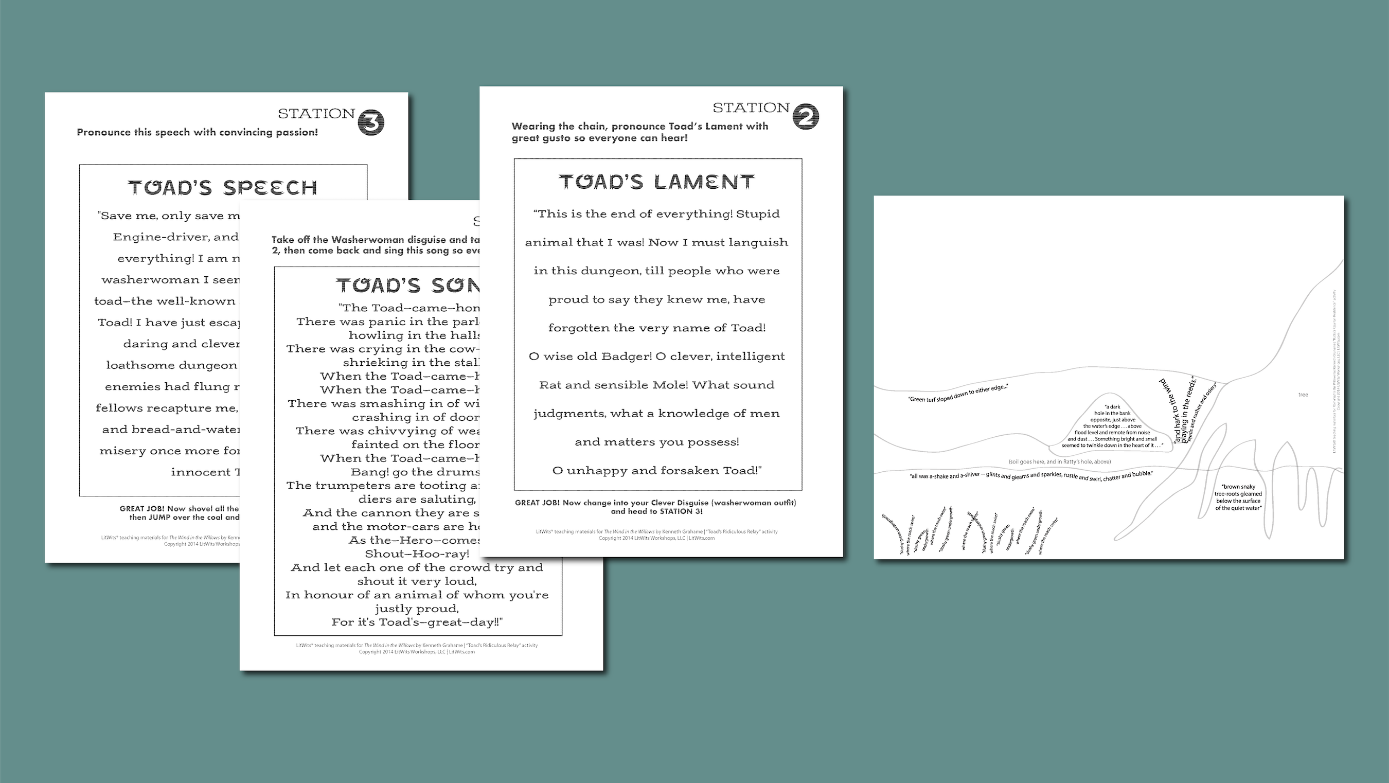 Creative teaching ideas for THE WIND IN THE WILLOWS