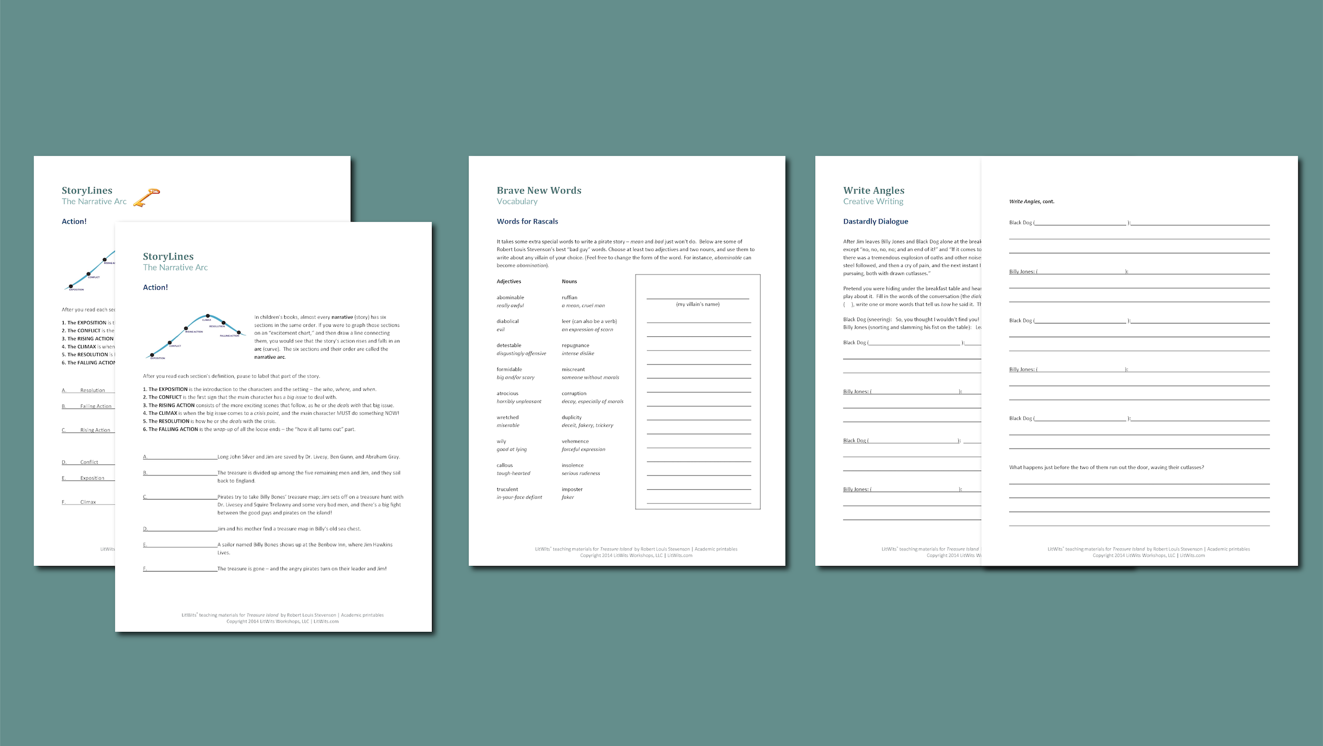 Creative teaching ideas for TREASURE ISLAND