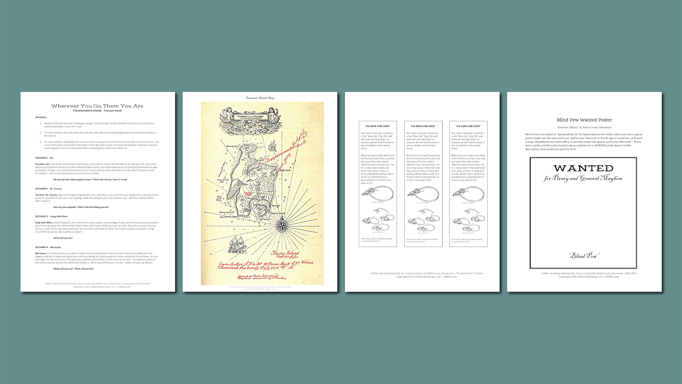 Creative teaching ideas for TREASURE ISLAND